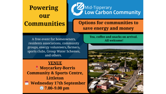 Powering our Communities - a Decarbonising Zone event | Tipperary ...